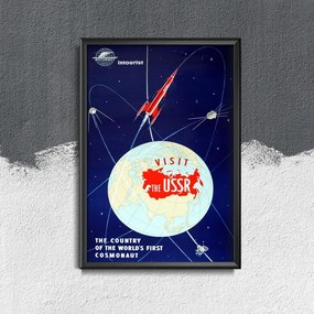 Designovy plakát Sovětský intourist