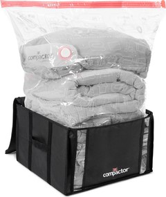 Compactor 3D Black Edition M 125 L vakuový úložný box s pouzdrem - 42 x 40 x 25 cm