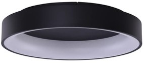 Moderní LED stropní svítidlo Solvent R 45 černé s dálkovým ovladačem