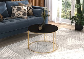 ADRK Furniture Konferenční stolek NOEL CT-NOE-G-B