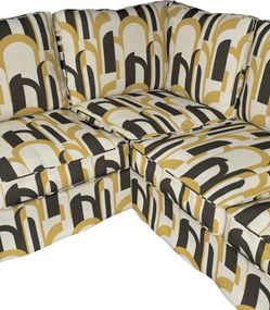 Potah na pohovku IKEA  Ektorp rohová barva vícebarevná látka pletený vzor, vzorované