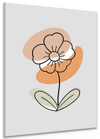 Obraz minimalistický květ No4 - 80x120