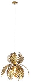 Vintage závěsná lampa zlatá - Botanica
