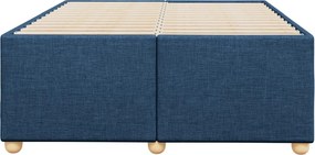 Rám postele bez matrací modrá 120x190 cm textil 3284721