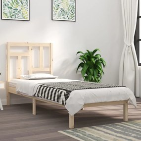 vidaXL Rám postele masivní borovice 90 x 200 cm [3104529] Barva: Bílá