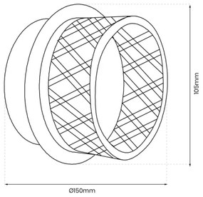 LED Nástěnné svítidlo ELEGANCE LED/9W/230V zlatá
