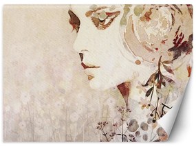Gario Fototapeta Abstraktní tvář ženy v podzimních barvách Materiál: Vliesová, Rozměry: 200 x 140 cm