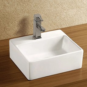 Mereo Mereo, Umyvadlo na desku i zavěšení bez přepadu, 330x290x110 mm, keramické, UC332911