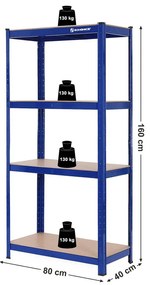 SONGMICS Úložný regál s nosností 520 kg