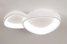 Stropní designové LED svítidlo Organic White 58