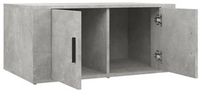 Konferenční stolek betonově šedý 80x50x36 cm kompozitní dřevo - Default Title