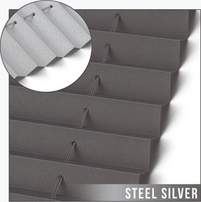 Plisa Termoizolaení plisovaná roleta Steel Silver 38 cm x volitelná výška