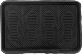 XXXLutz DVEŘNÍ ROHOŽKA, 40/60 cm černá, tmavě zelená Kayoom - Online Only koberce & rohožky - 005937149901