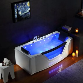 Terra Hydromasážní vířivá vana Uran 931 170x76 s ohřevem vody