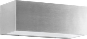 FAN LED-W-TWIN-XL NIK Venkovní nástěnné svítidlo LED TWIN nikl hliník 35W 4440lm 4000K IP54 10,8x30x12 cm - FANEUROPE