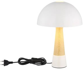 Globo 51570122 - Stolní lampa PAULIN 1xE27ILLU/40W/230V bílá