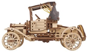 Ugears 3D dřevěné mechanické puzzle Historický automobil UGR-T