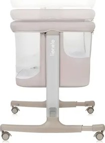 LIONELO Postýlka Aurora 3v1 Beige Cappuccino / Kovový rám / 4 kolečka