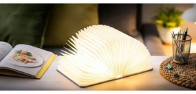 Šedá světelná dekorace na USB Booklight – Gingko
