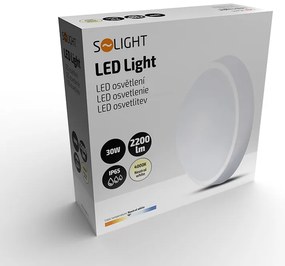Solight LED venkovní osvětlení, 30W, 2200lm, 4000K, IP65, 32cm