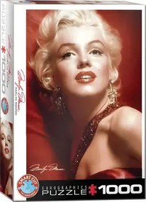 EUROGRAPHICS Puzzle Marilyn Monroe: Červený portrét / 1000 dílků / 48,