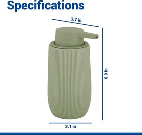 Zelený plastový dávkovač mýdla 400 ml Fablo – Wenko