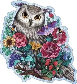 Ravensburger Dřevěné puzzle Tajemná sova / 150 dílků / od 10 let
