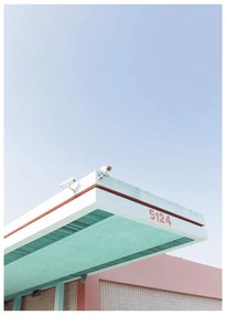Paper Collective designové moderní obrazy Los Angeles is Pink 01 (120 x 168 cm)