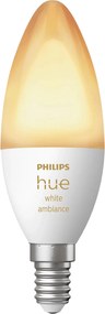 Philips Hue Smart žárovka White Ambiance E14 C39 5,2W 470lm 2200-6500K