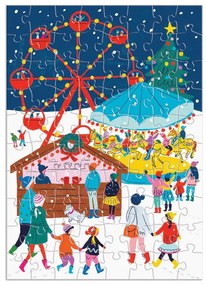 Galison Puzzle adventní kalendář 12 v 1