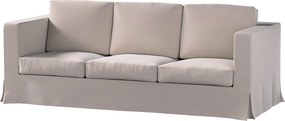 Potah na pohovku IKEA  Karlanda 3-místná nerozkládací, dlouhý barva béžová látka sametová