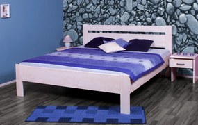 Buková postel Tina - zvýšená   ,  140x200 cm