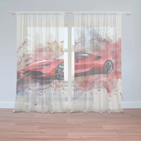 Sablio Záclony Ferrari Paint: 2ks 150x250cm