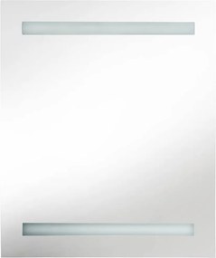 LED koupelnová skříňka se zrcadlem 50 x 13,5 x 60 cm 285115