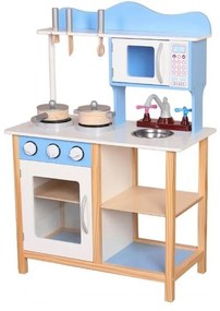 ECOToys Dřevěná kuchyňka s doplňky COSMO