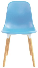 Petromila Jídelní židle 2 ks modré plast