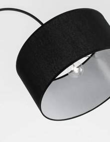 Retro stojací lampa Sama 90 černé