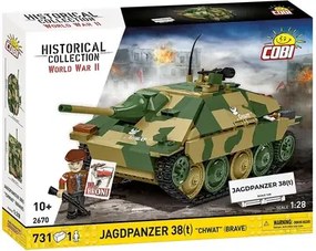 COBI 2670 Jagdpanzer 38(t) „Chwat" / Stavebnice / 1:28 / 731 dílků / o