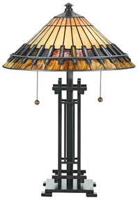 Stolní Tiffany lampa CHASTAIN výška 66 cm