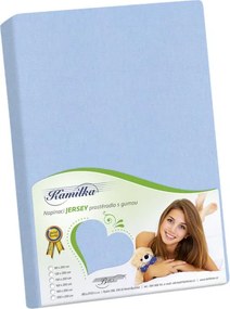 Bellatex Prostěradlo jersey Modrá 220x200 cm