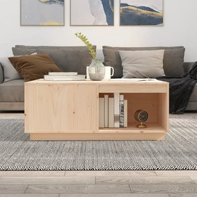 Konferenční stolek 100x101x40,5 cm masivní borové dřevo - Default Title