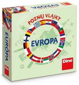 Dino Cestovní hra Poznej vlajky - Evropa
