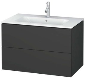 Duravit L-Cube - Umyvadlová skříňka 55x82x48 cm, 2 zásuvky, grafit mat LC624104949