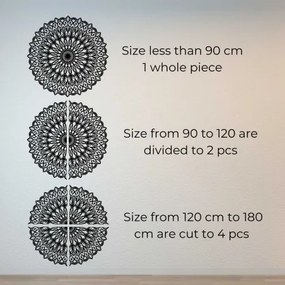Elegantní mandala na zeď | Stylová dřevěná dekorace pro moderní interiér | SENTOP HDF0251-akcia20