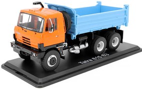 Ssm tatra 815 s3 sklápěč, oranžová/modrá 1:43