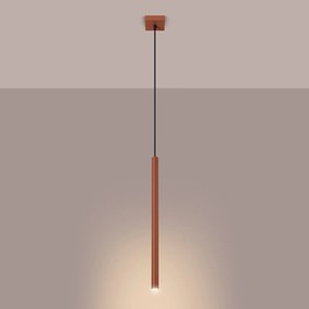 Sollux Lighting Závěsné svítidlo PASTELO 1 červené okrové
