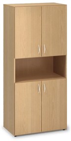 Vysoká skříň ProOffice 80 x 47 x 178 cm, buk