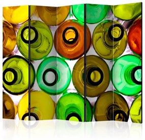 Paraván - bottles (background) II [Room Dividers]