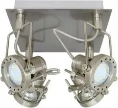 Spotové svítidlo 4xGU10 čtverec pohyblivé Optimus