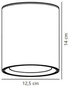 Nordlux - LED Koupelnové bodové svítidlo LANDON LED/6,5W/230V IP44 černá